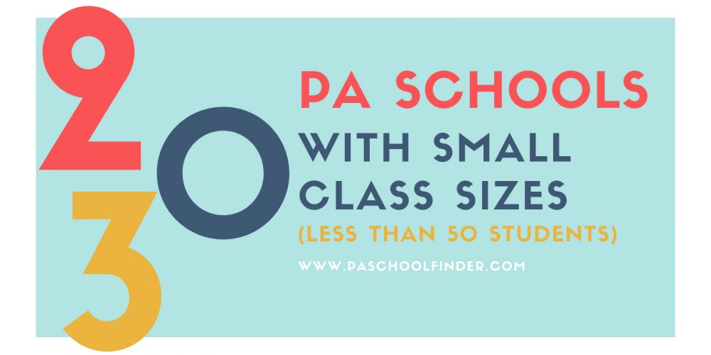 PA Programs With Small Class Sizes (Less Than 50 Students) - PA School ...